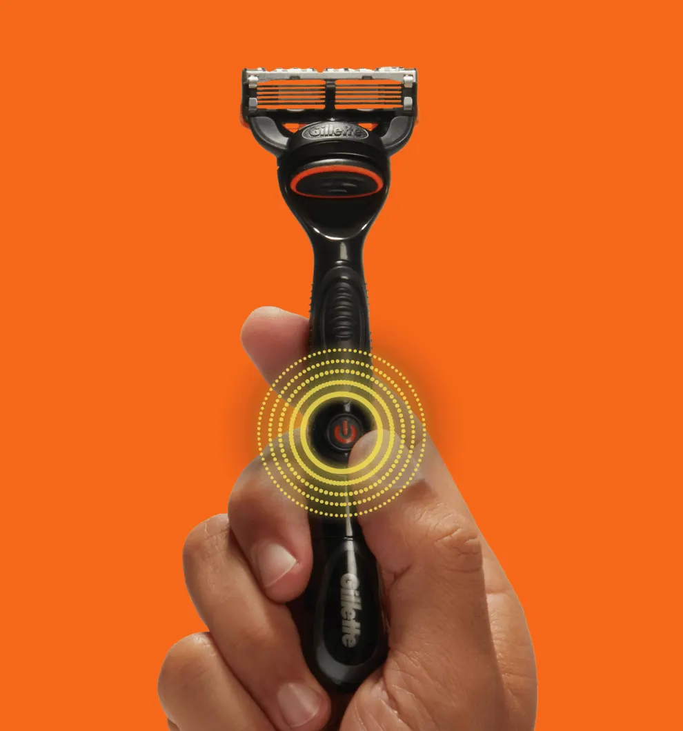 Rasoir Fusion5 Power: Rasoir vibrant | 5 Lames Fusion | Gillette FR
