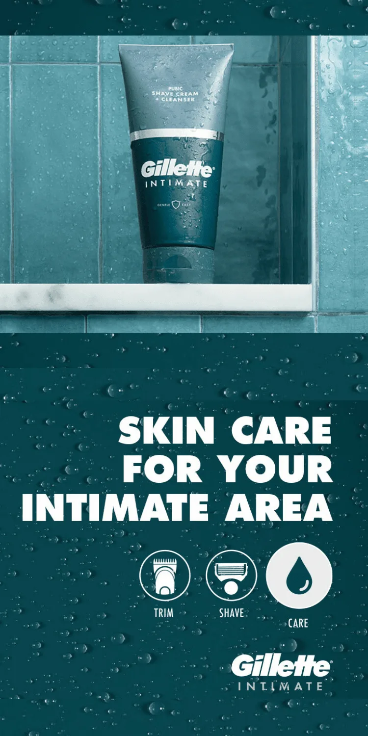 Gillette Intimate 2-in-1 Shave Cream and Cleanser | Gillette AU