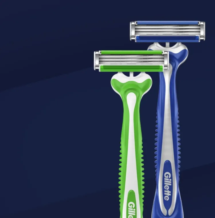 Rasoirs jetables : Légers, Pratiques & Performants | Gillette FR
