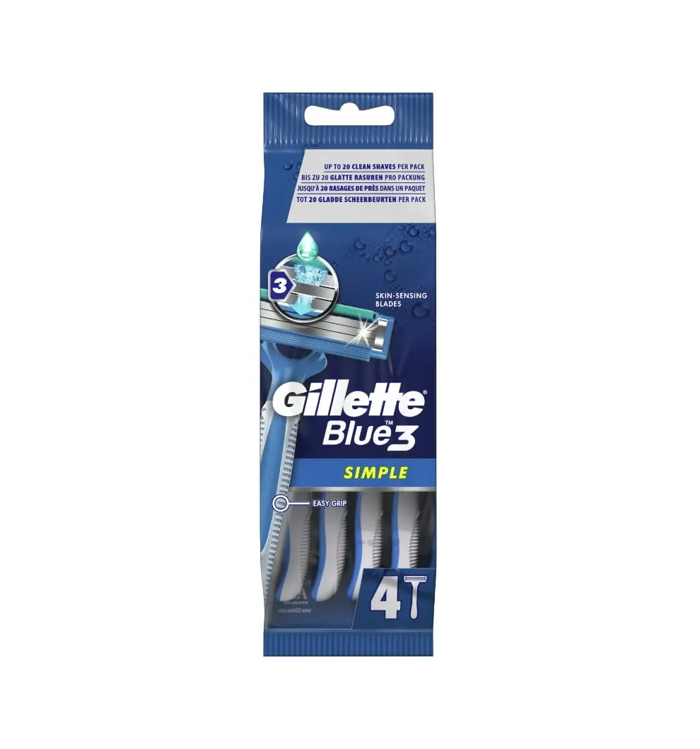 Gillette Blue3 Simple Einwegrasierer für Männer | Gillette DE