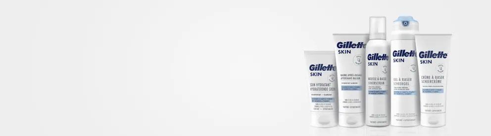 Gillette Skin : Crèmes, gels et après-rasage | Gillette FR