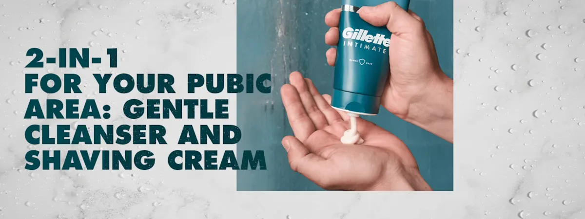 Gillette Intimate 2-in-1 Shave Cream and Cleanser | Gillette AU