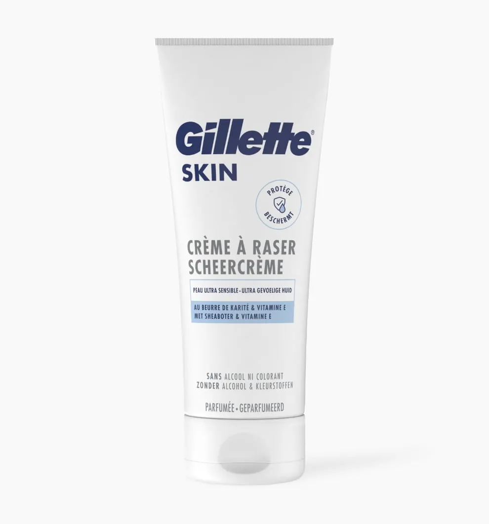 Crème à raser Gillette Peau Sensible | Gillette FR