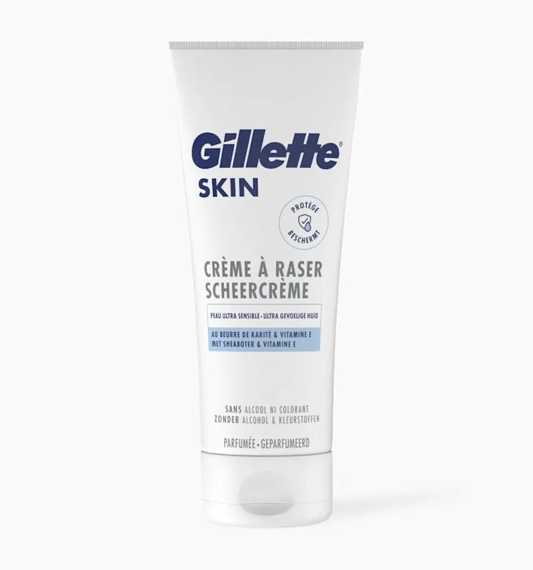 Crème à raser Gillette Peau Sensible | Gillette FR