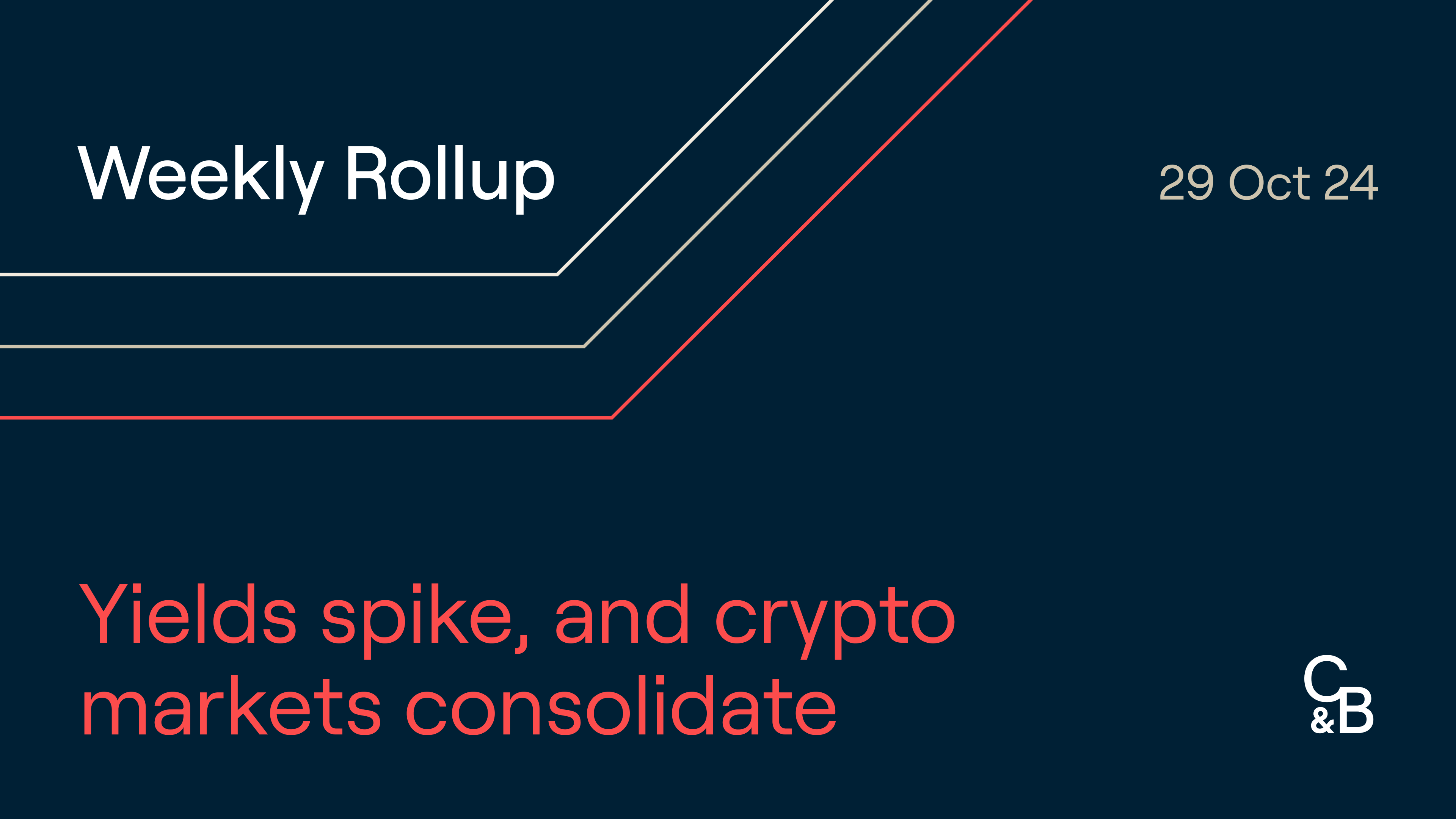 Yields spike, and crypto markets consolidate. Plus, the PBC and Bank of ...