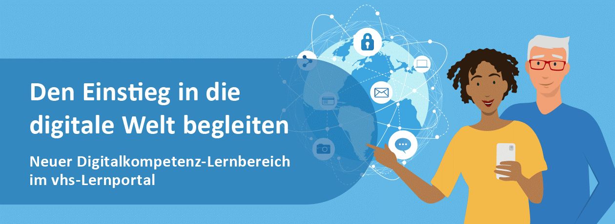 Lernbereich Digitale Welt im vhs-Lernportal – neue Kompetenzstufe freigeschaltet – i40