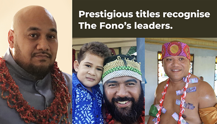 Prestigious Titles recognise The Fono's leaders | The Fono