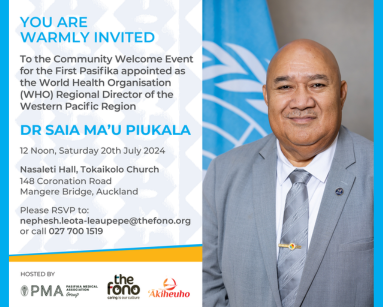 Community Welcome for the World Health Organisation's Regional Director ...