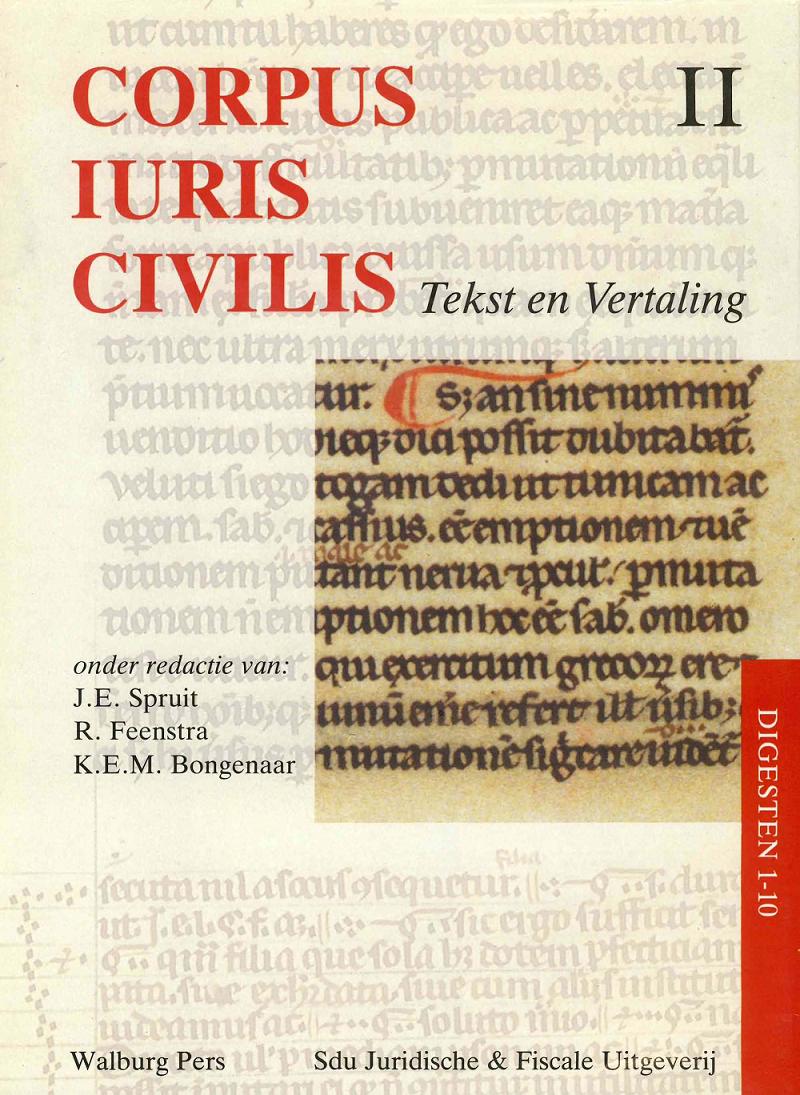 Corpus Iuris Civilis II; Digesten 1-10 | Amsterdam University Press