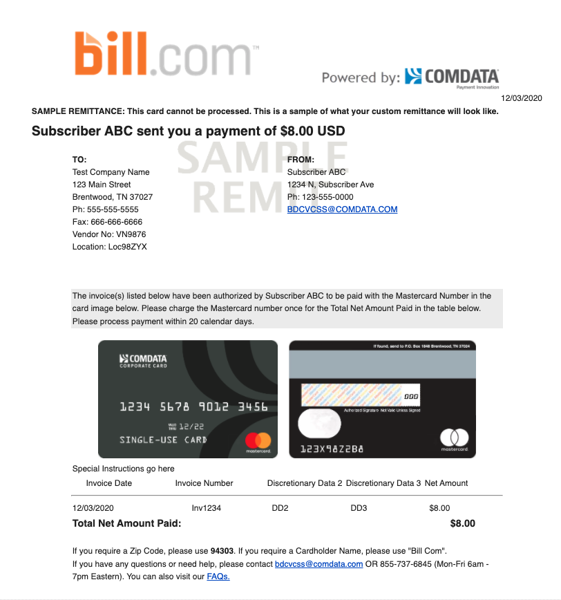Vendor Direct payment email – Vendor Resource Center