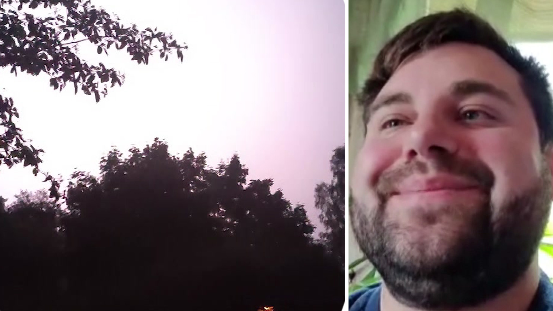 Robin filmade dramatiska ovädret: ”Något utöver det vanliga”