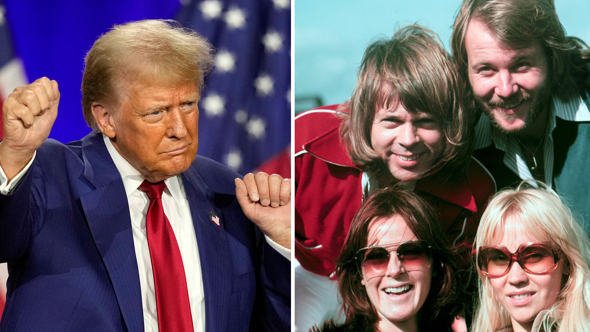 Trumpkampanjen: Hade licens till Abba