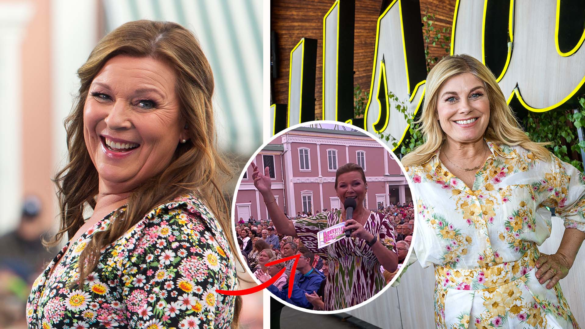 Lotta Engbergs ord till Pernilla Wahlgren inför allsången