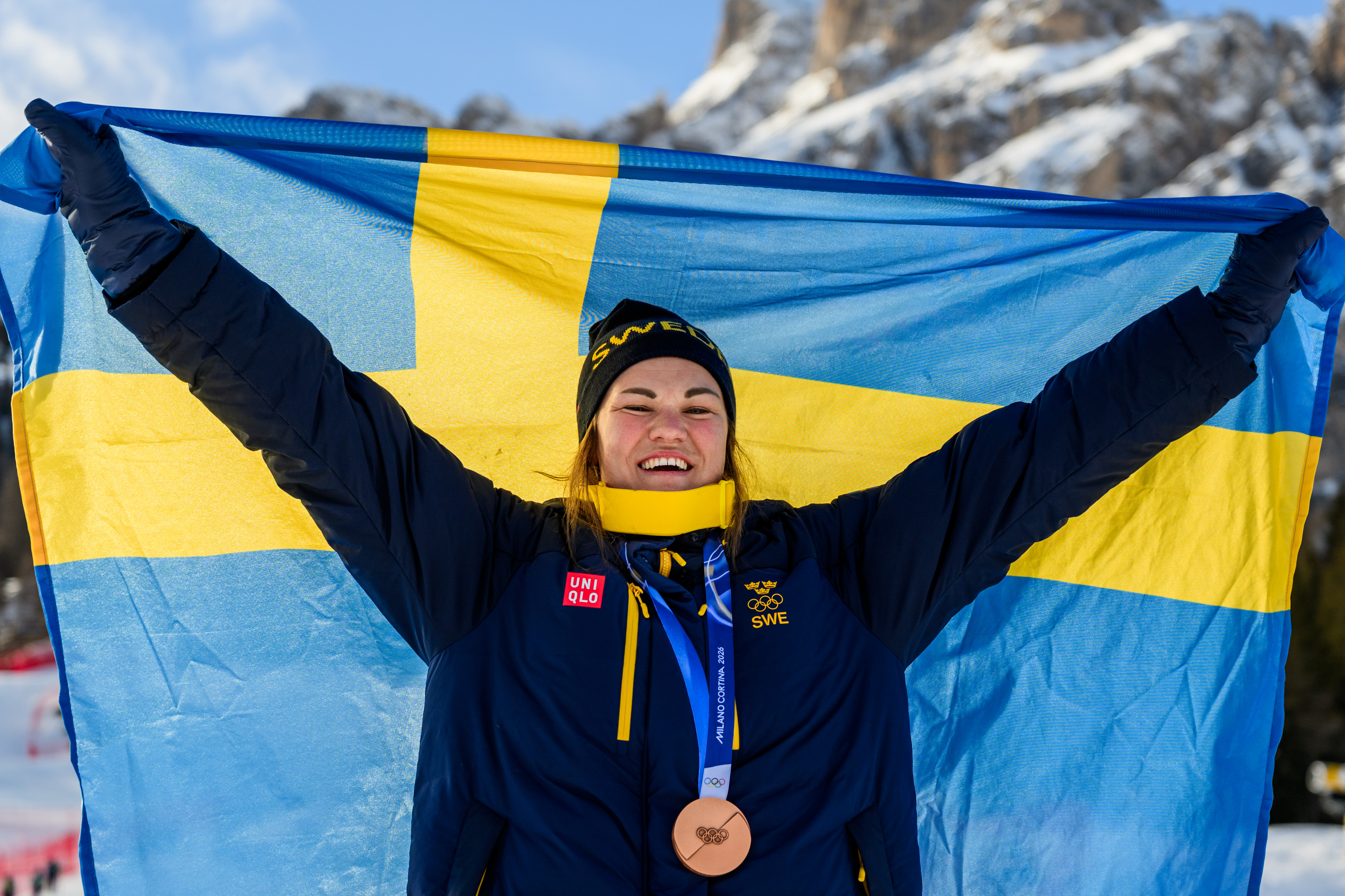 OS 2026: Debutanten Cornelia Öhlund slog till med superåk
