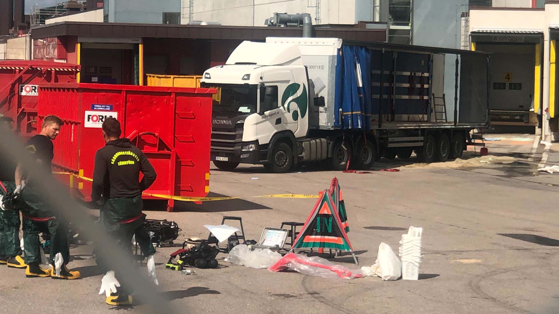 Farlig syra har läckt ut hos Astra Zeneca i Södertälje