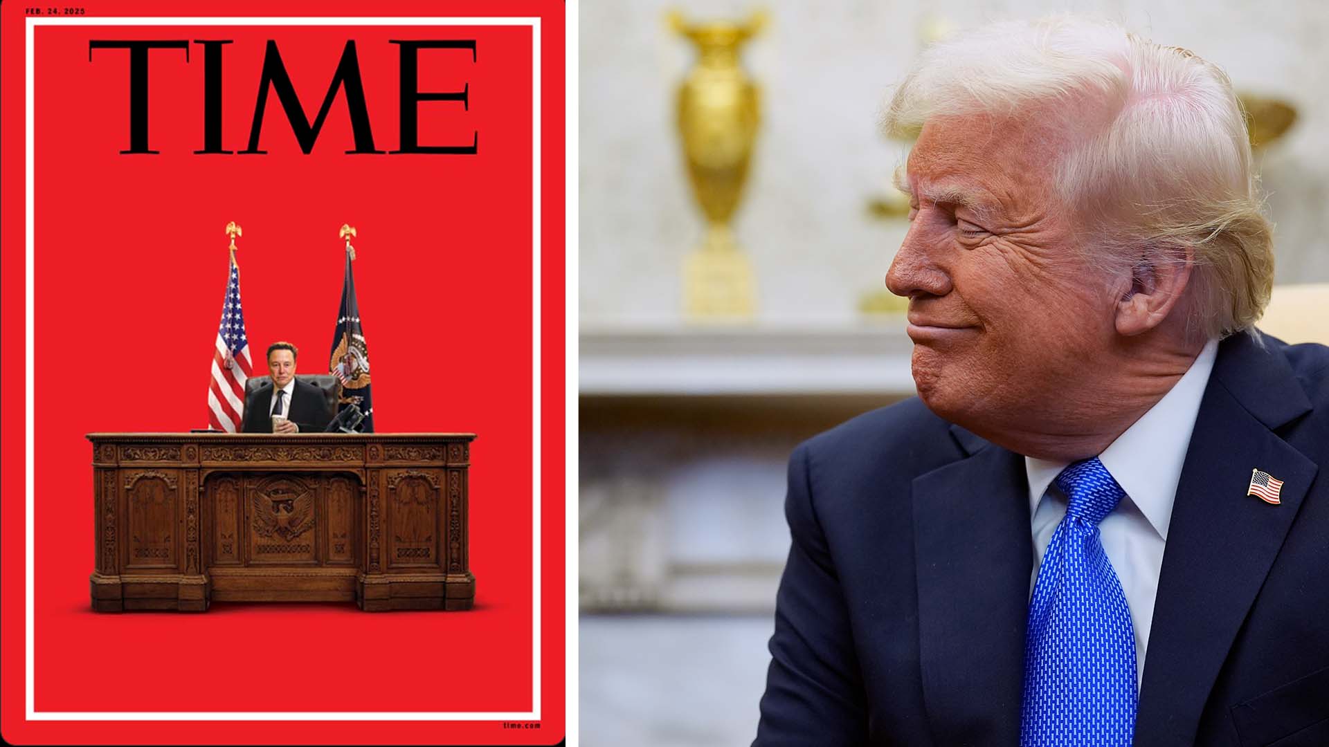Time Magazine-omslaget: Elon Musk på Donald Trumps plats