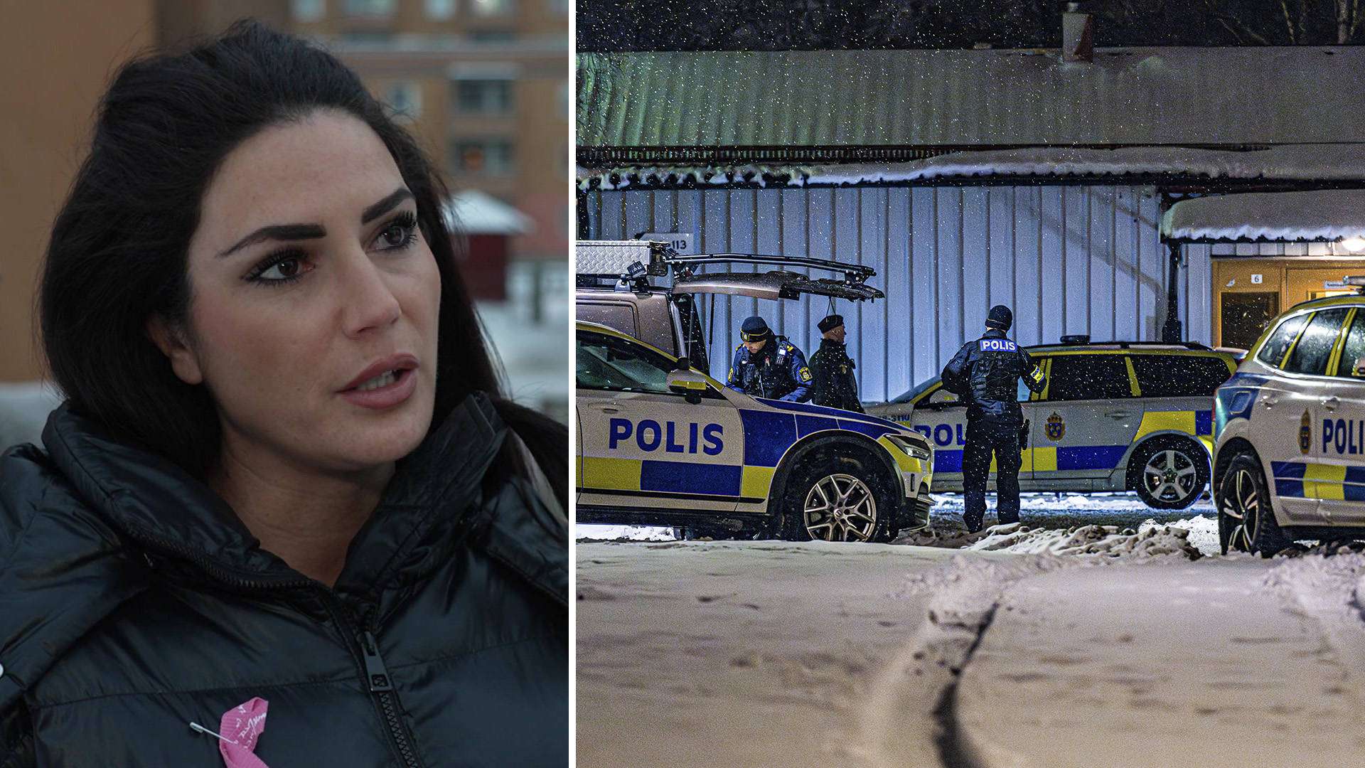 Petra Jacob efter skjutningen i Hovsjö i Södertälje