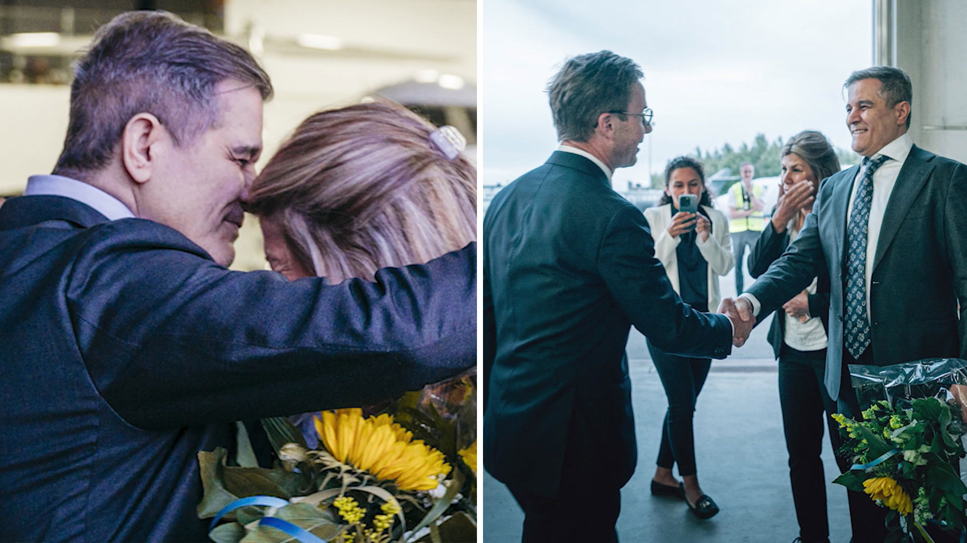 Saeed Azizis första ord efter att ha kommit hem till Sverige