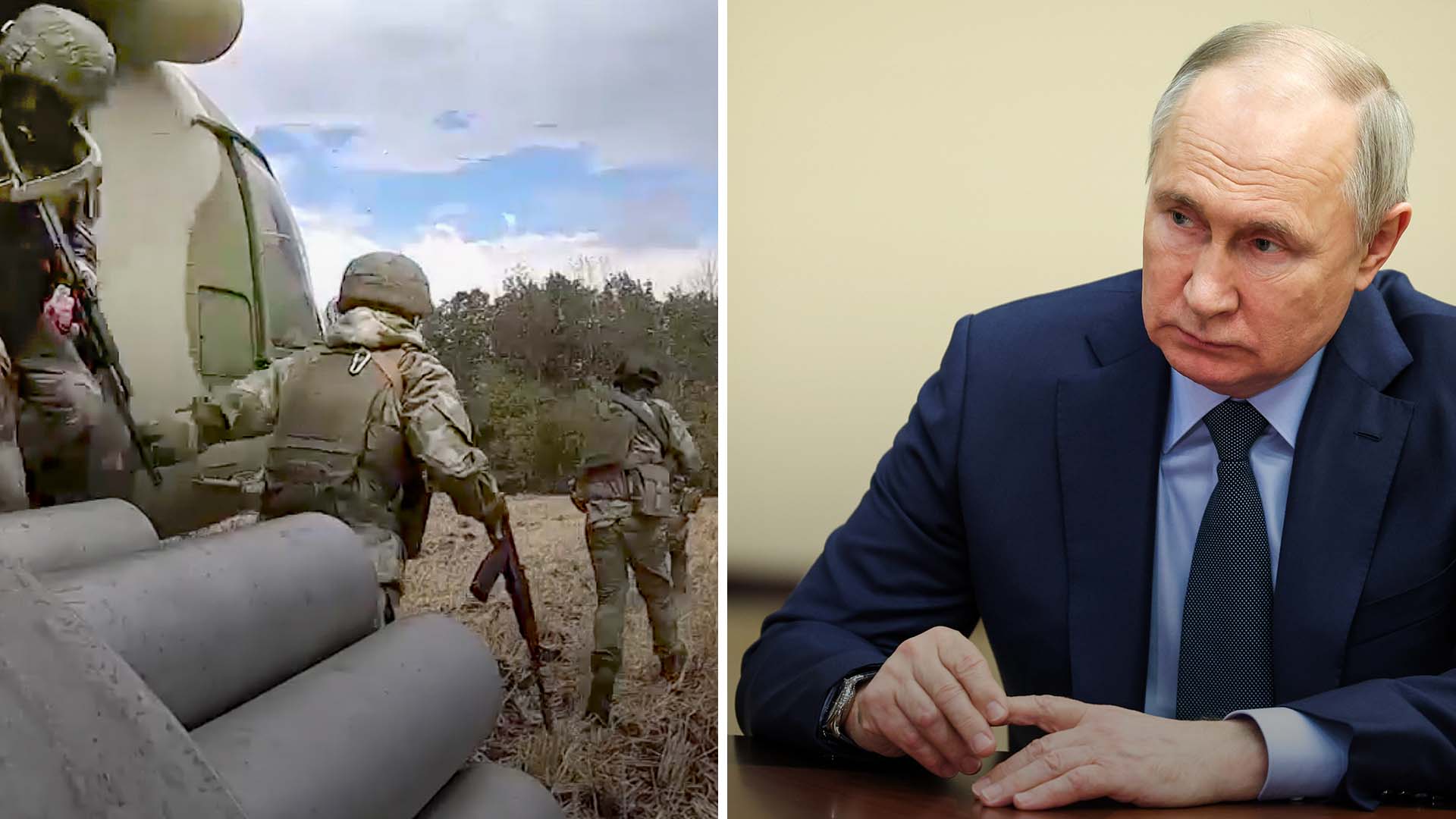 Putin förbereder sig för militär konfrontation med Nato