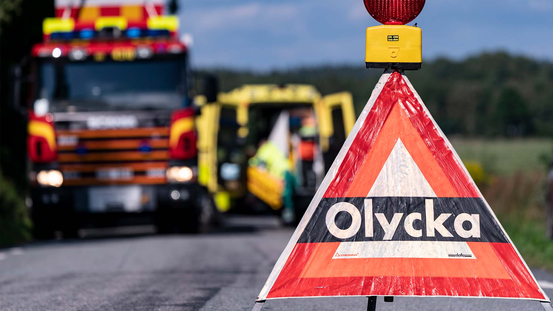 Frontalkrock i Hjo – två allvarligt skadade