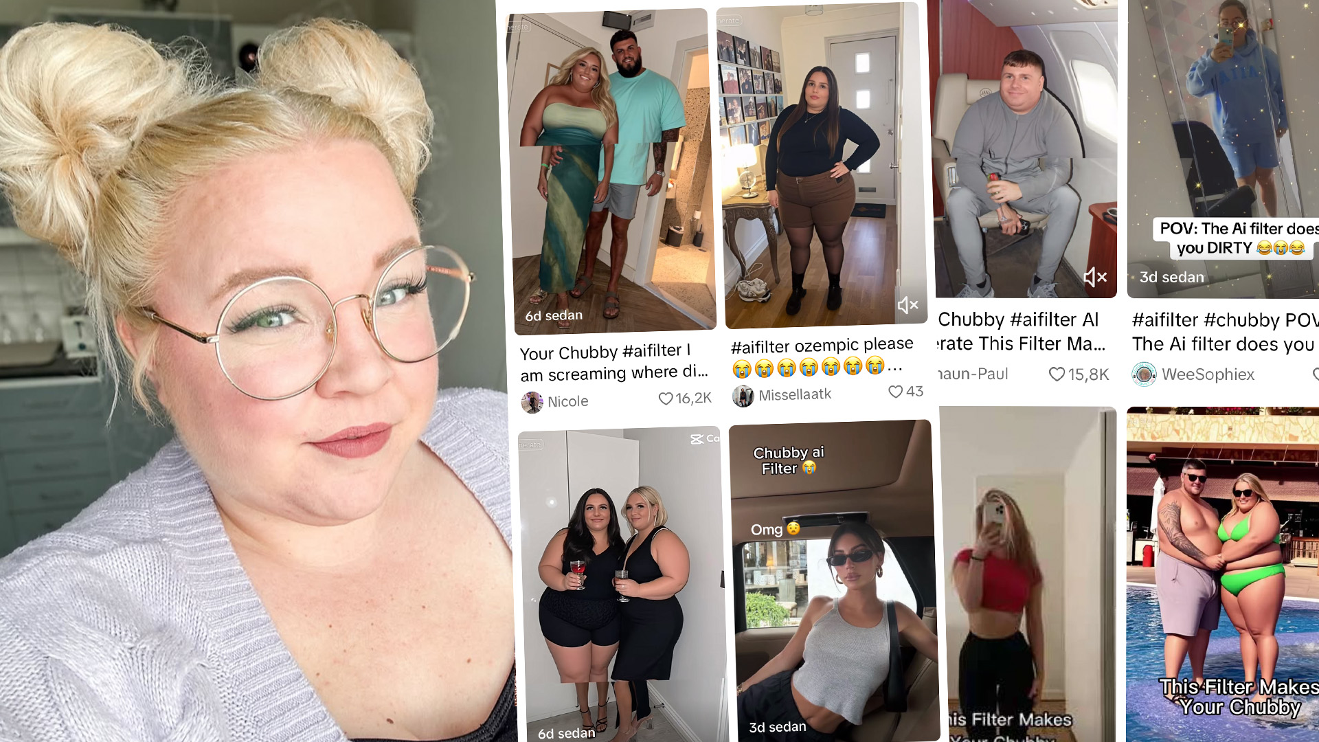 Kritik mot Tiktoks ”tjockfilter” – Kroppsaktivist rasar