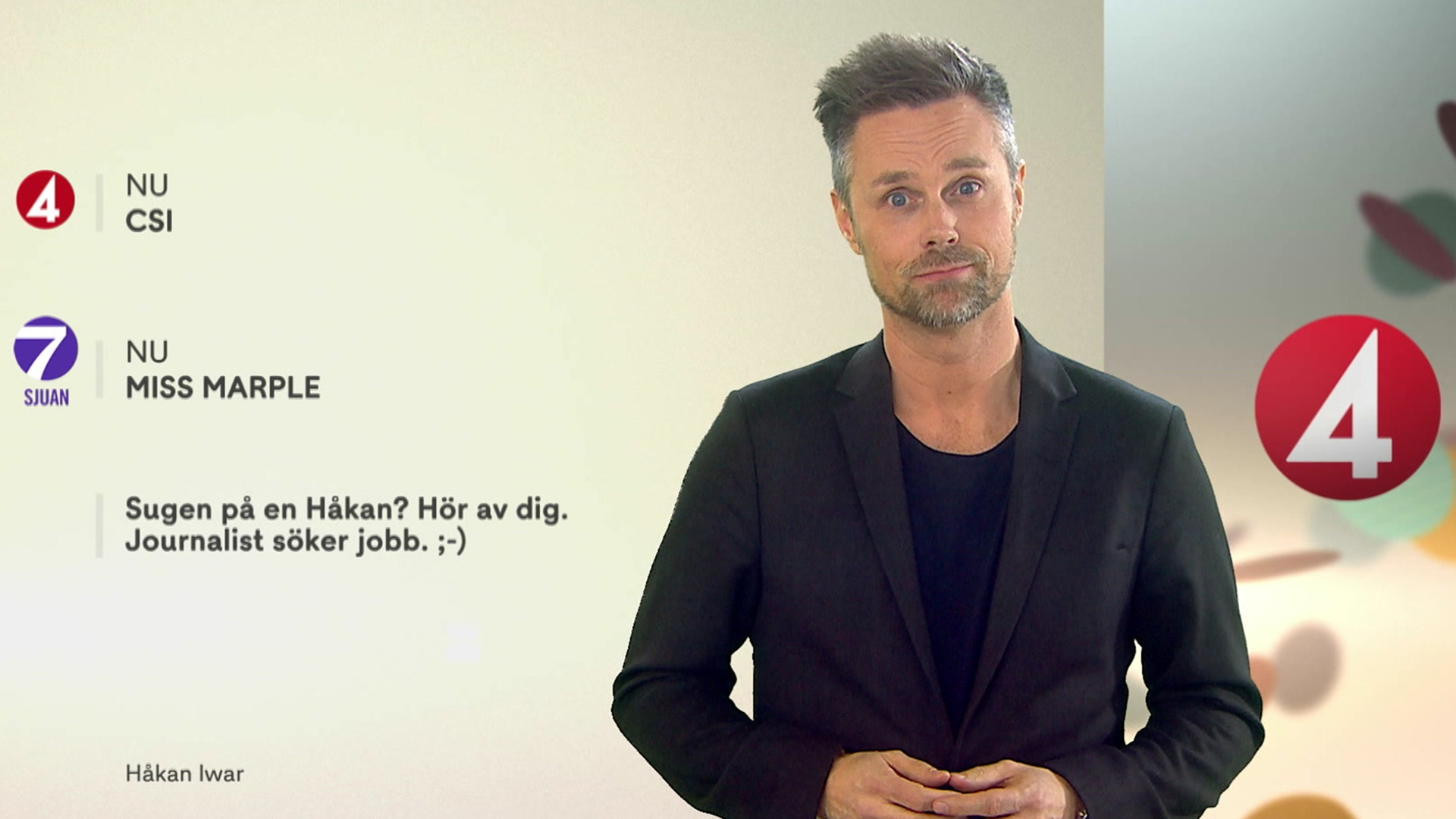 TV4-hallåan Håkan Iwar är död – blev 50 år gammal