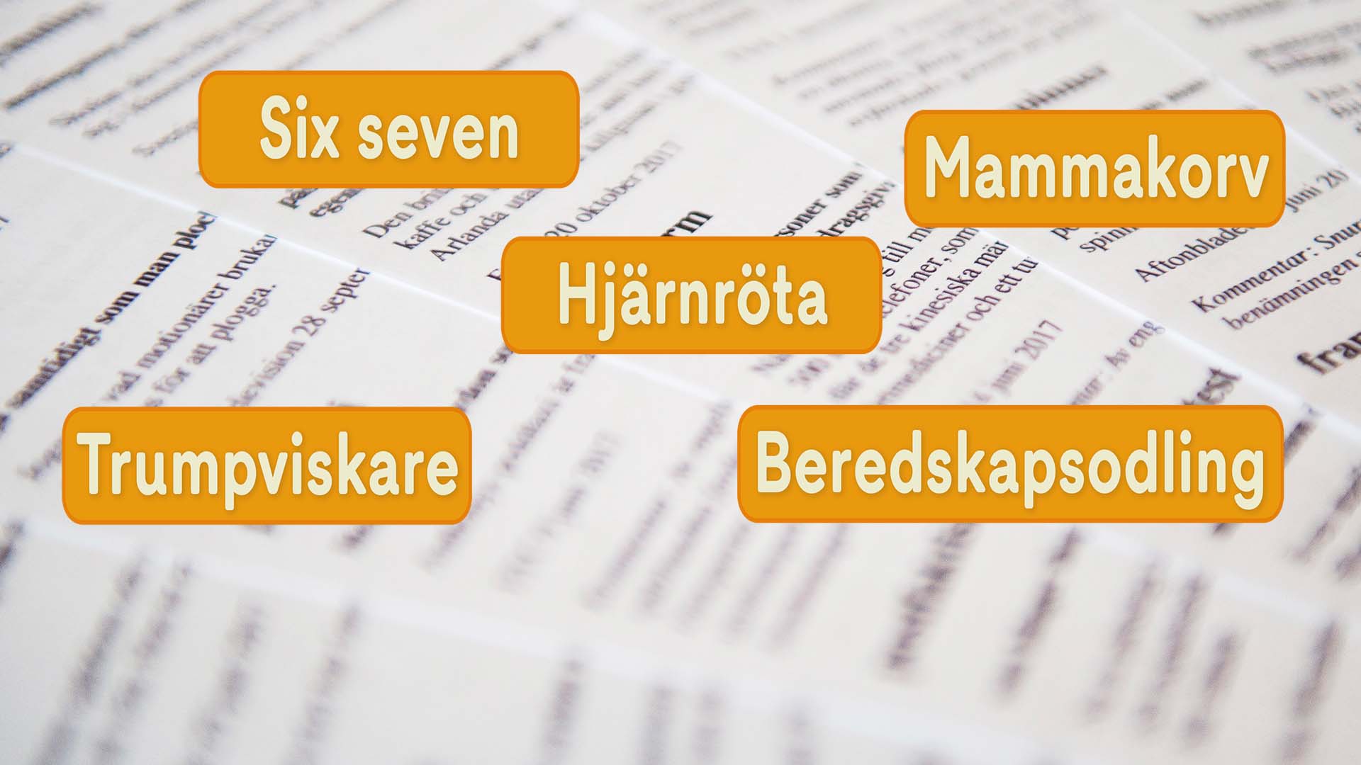 Årets alla nya ord – hela listan
