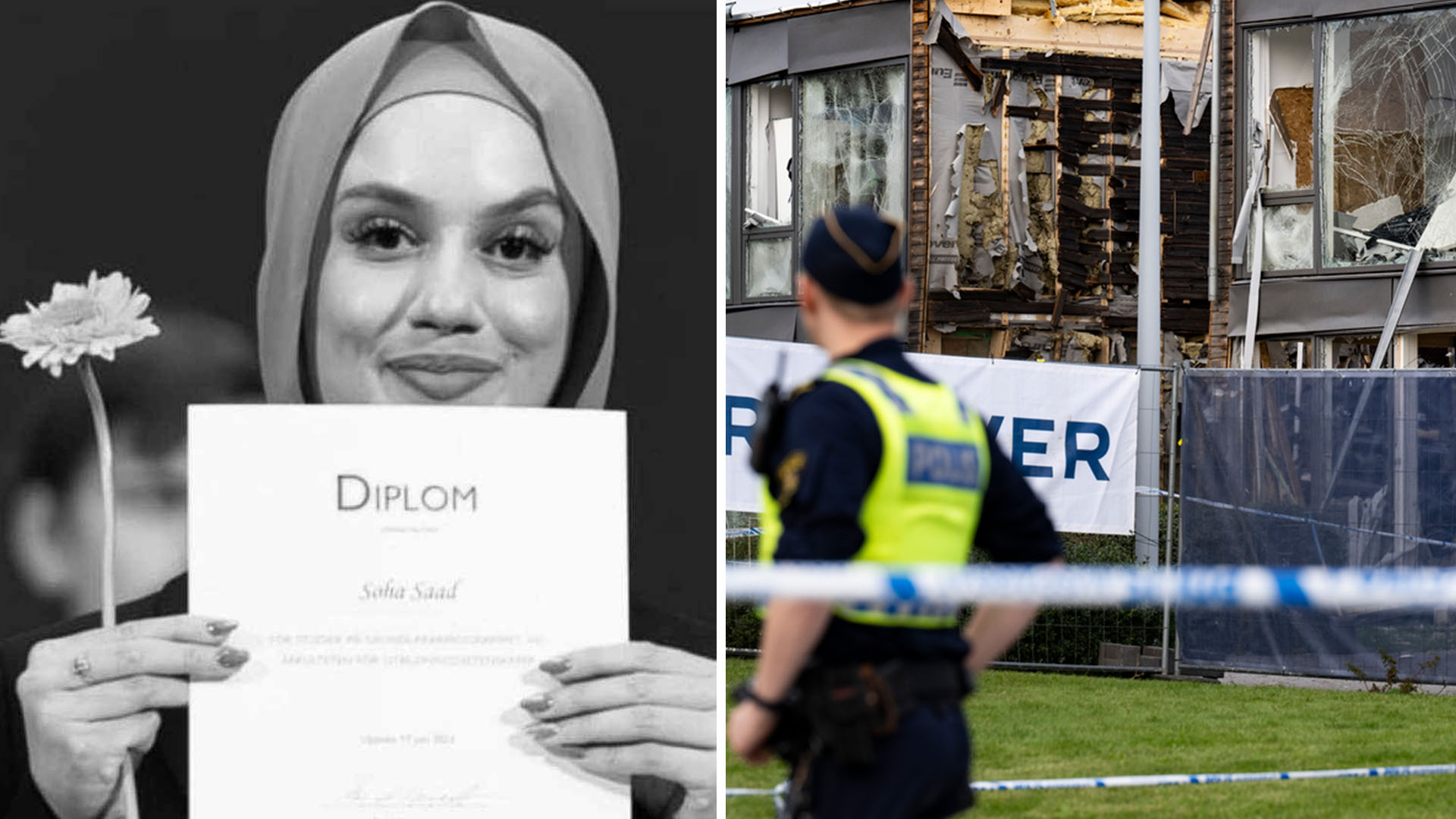 Soha Saad dog i sprängdådet – tre åtalas