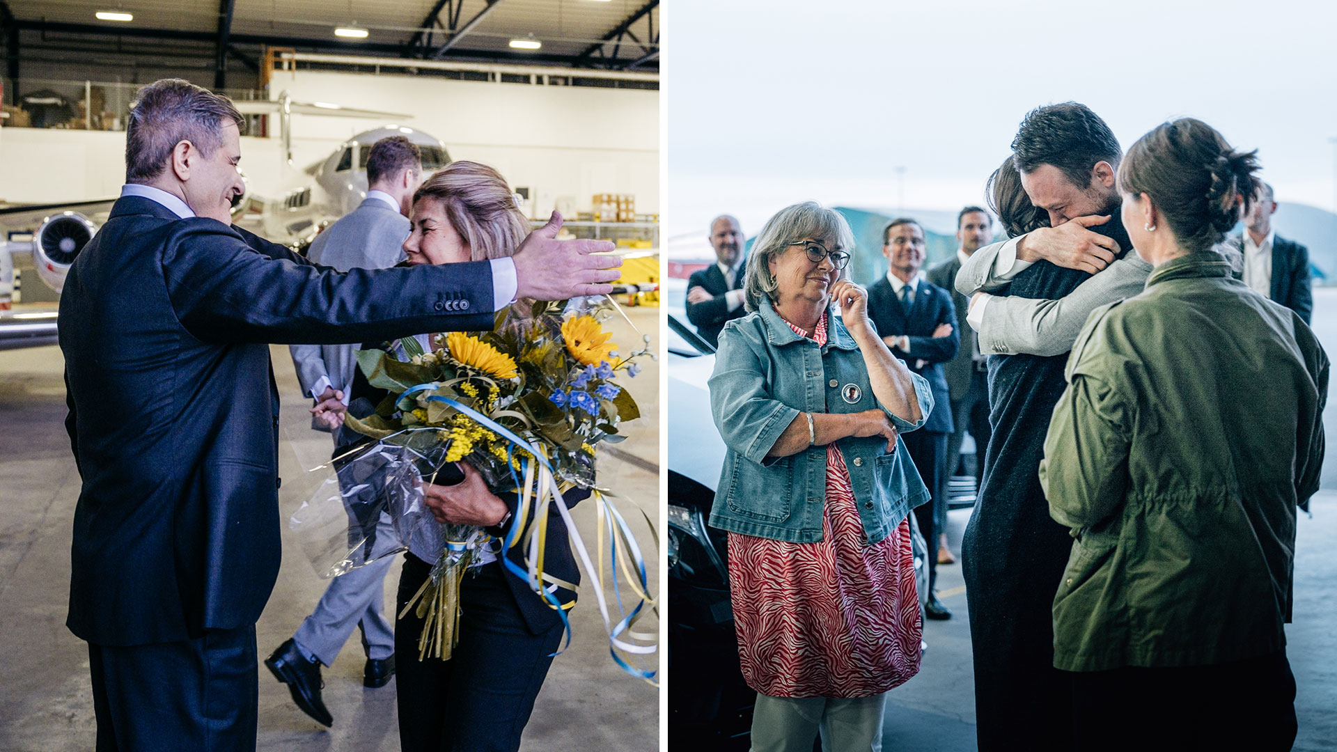 Floderus och Azizi har landat på Arlanda