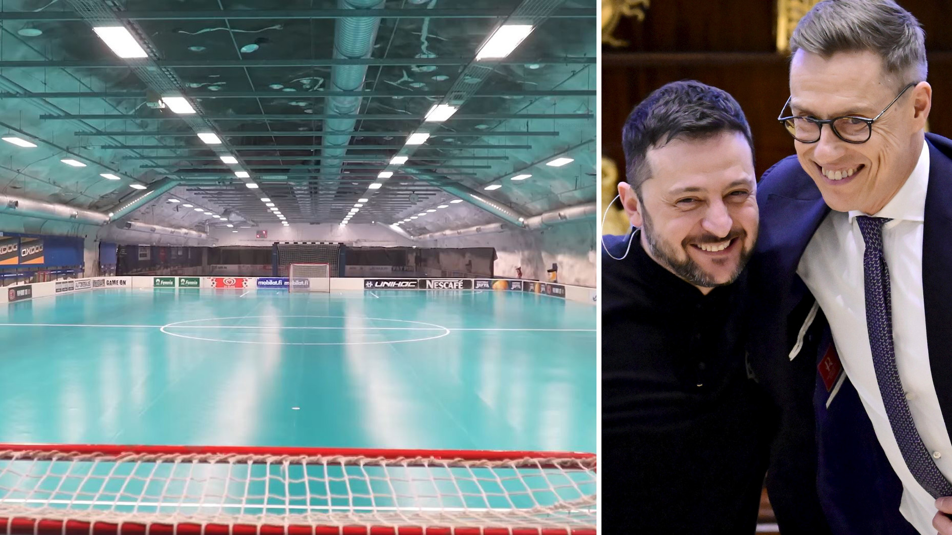 Helsingfors: Här besöker Zelenskyj enorma skyddsrummet