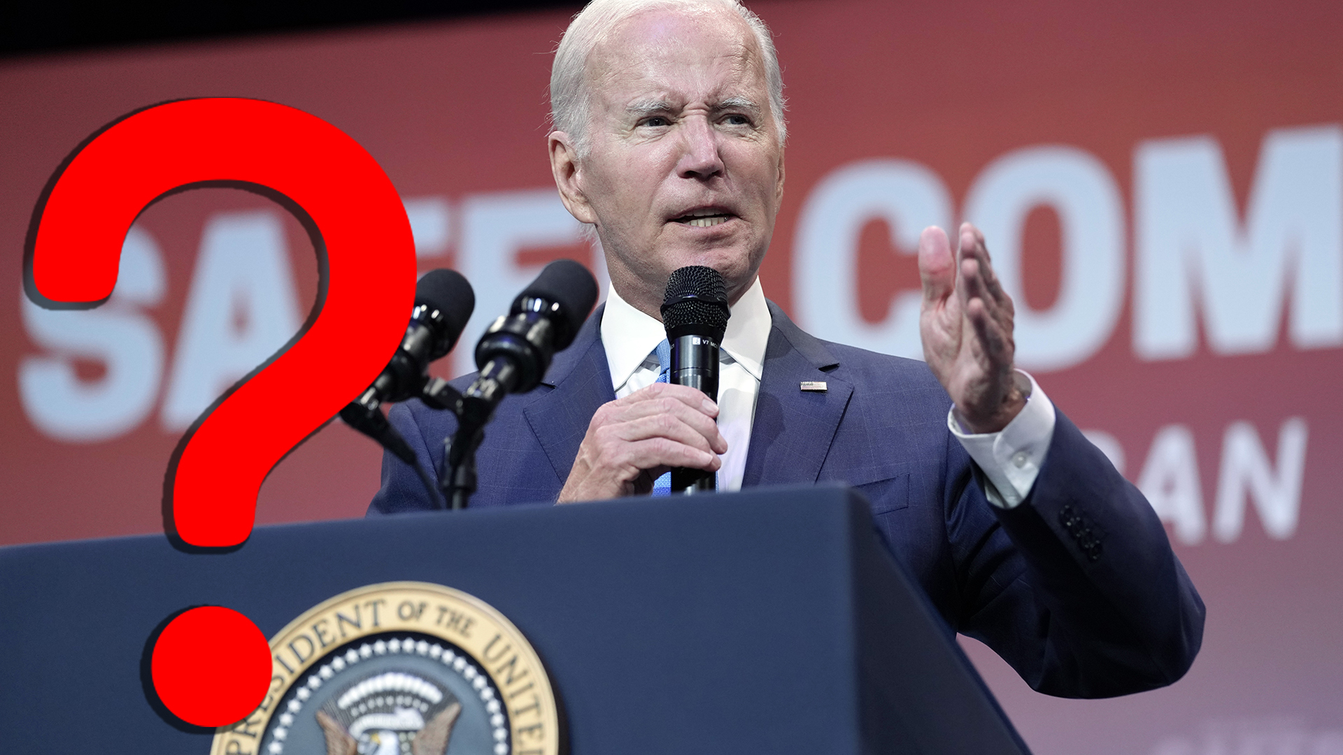 Joe Bidens avslutningsfras förbryllar: "God save the queen"