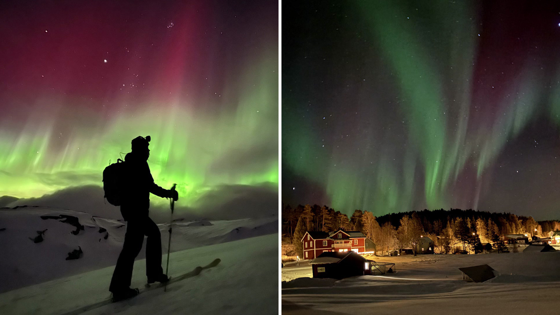 Mängder av norrsken under nyår – se tittarnas magiska bilder