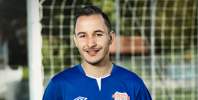 Det här är Aron Promnitz i FC Nörd