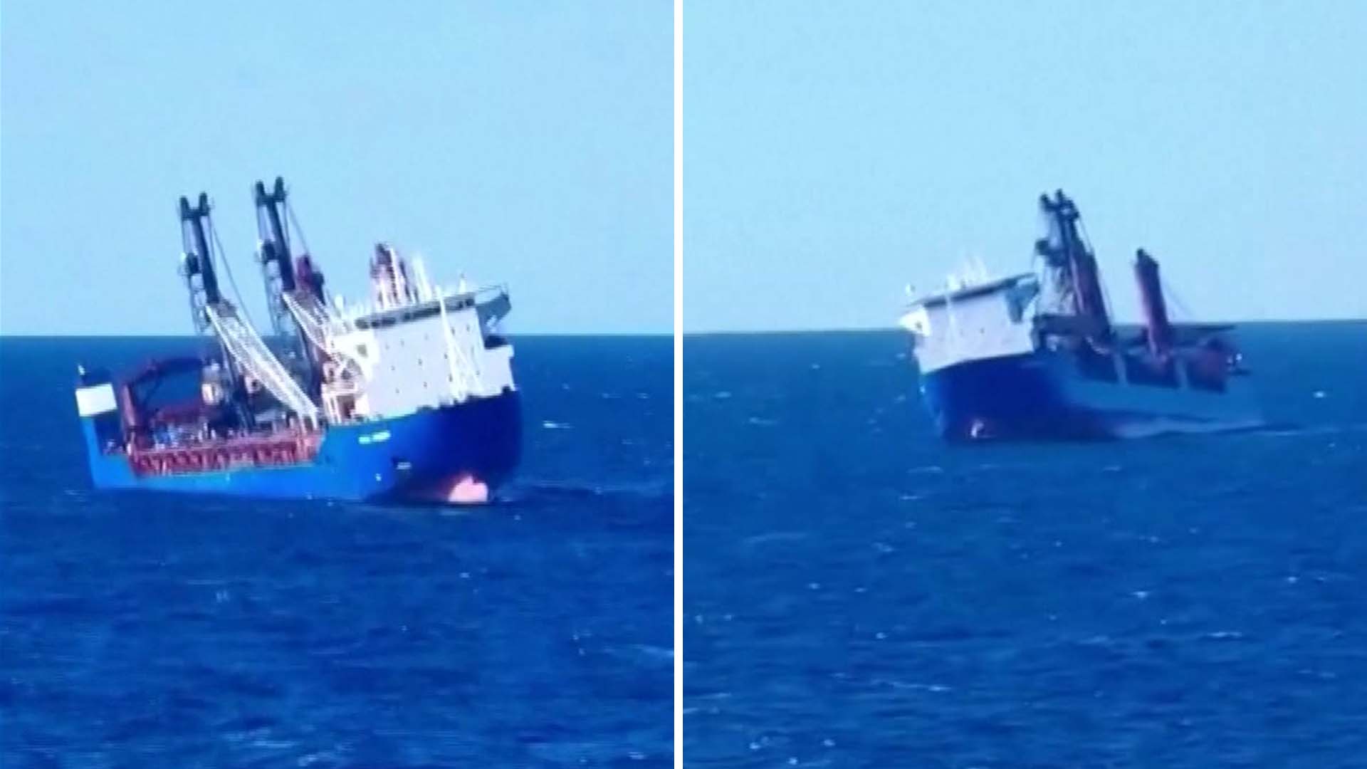 Ryskt fartyg sjönk på Medelhavet