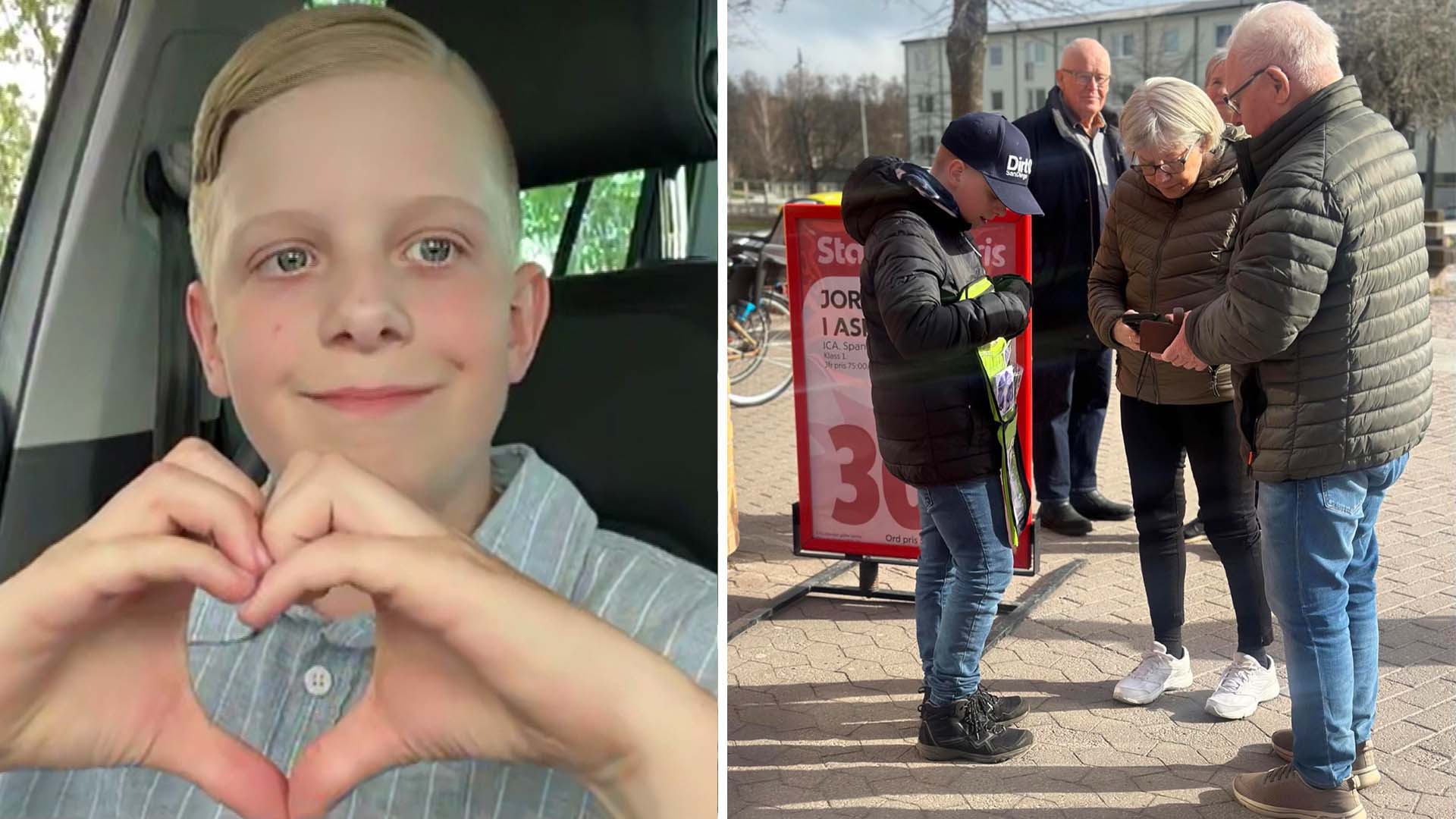 Sixten, 11, sålde flest majblommor 2024