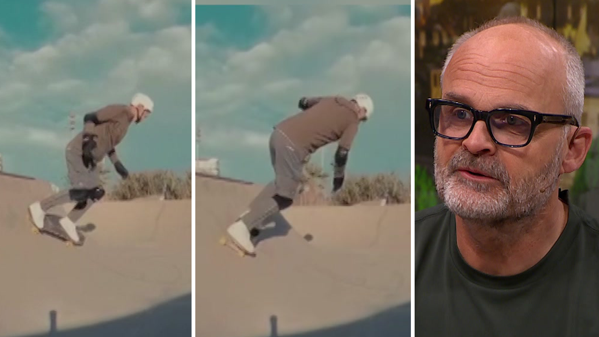 Johan Rheborg drog korsbandet på skateboarden