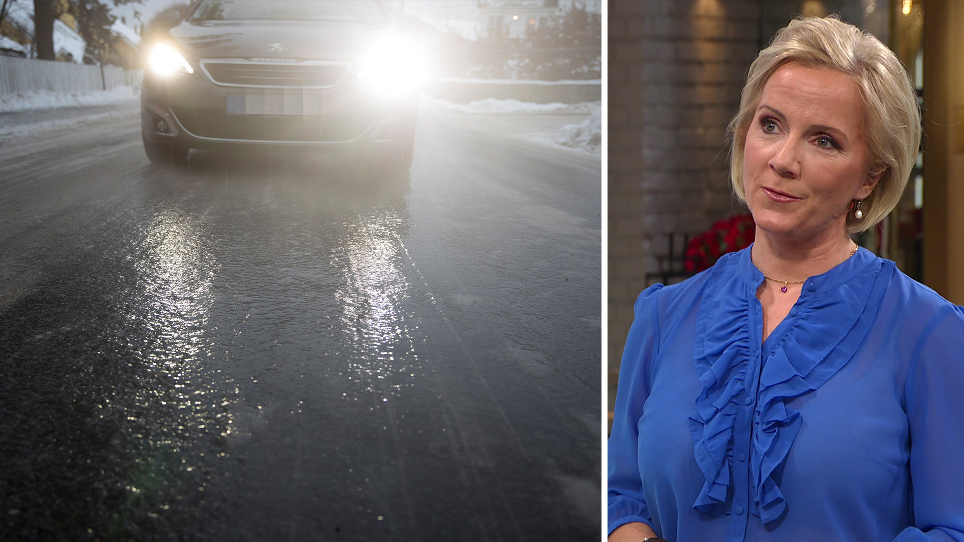 Meteorologen flaggar för ishalka – kan komma varningar