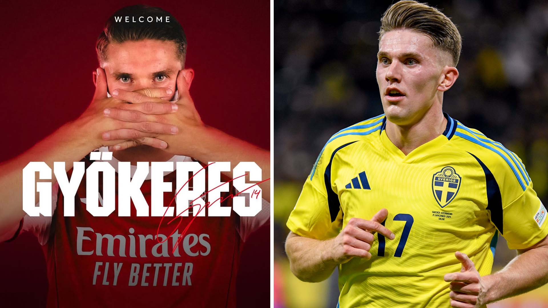 Viktor Gyökeres presenterad av Arsenal