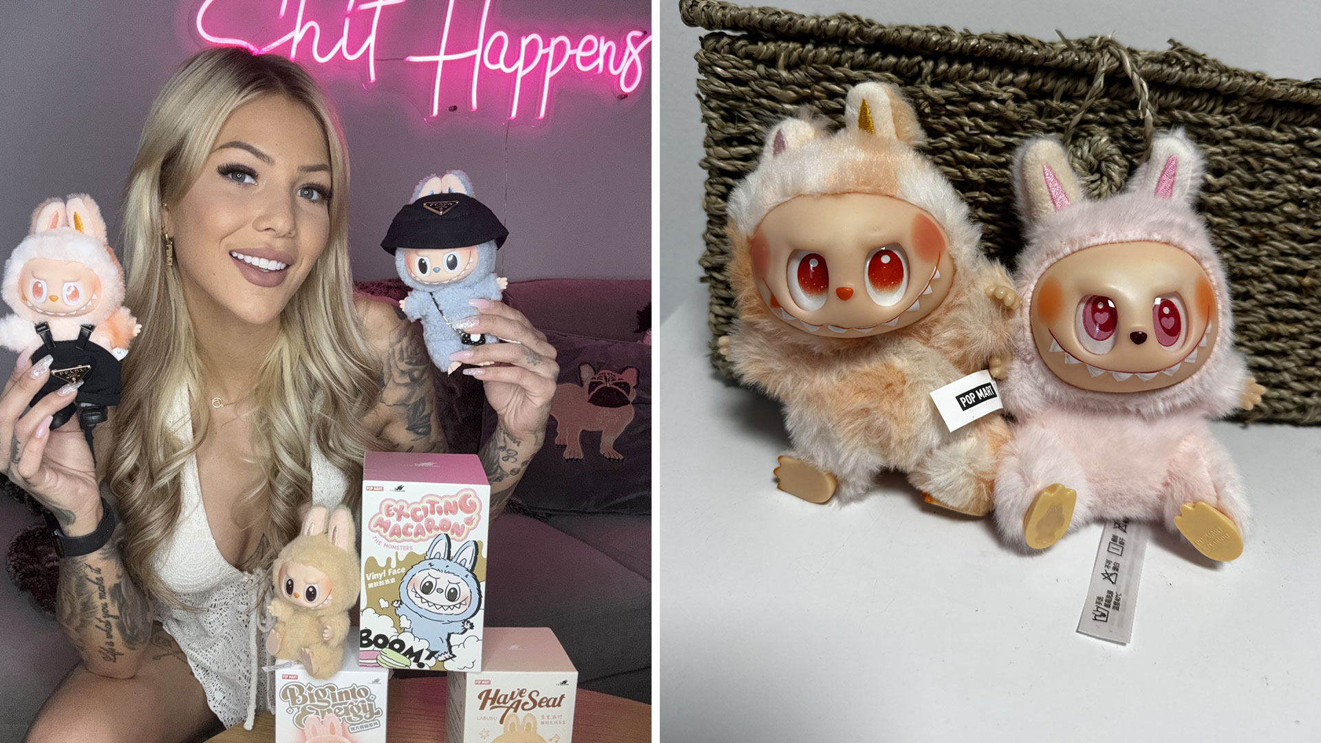 Influencern Josefin Ottosson varnar för fejk-Labubus