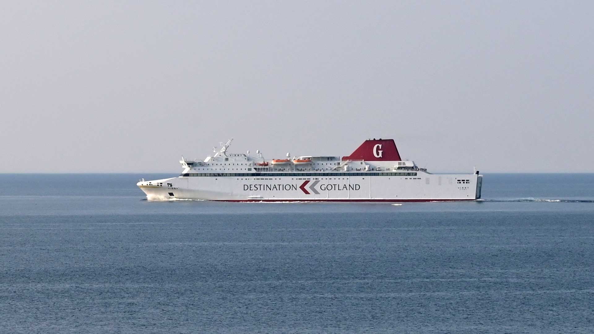 Tekniskt fel på Gotlandsfärja – kan inte lägga till i hamn
