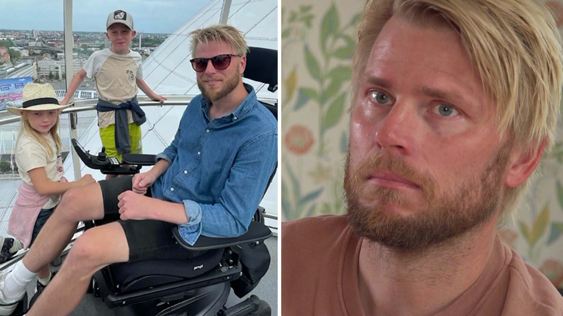 Fembarnspappan Torsten har ALS – kan inte bära sina barn