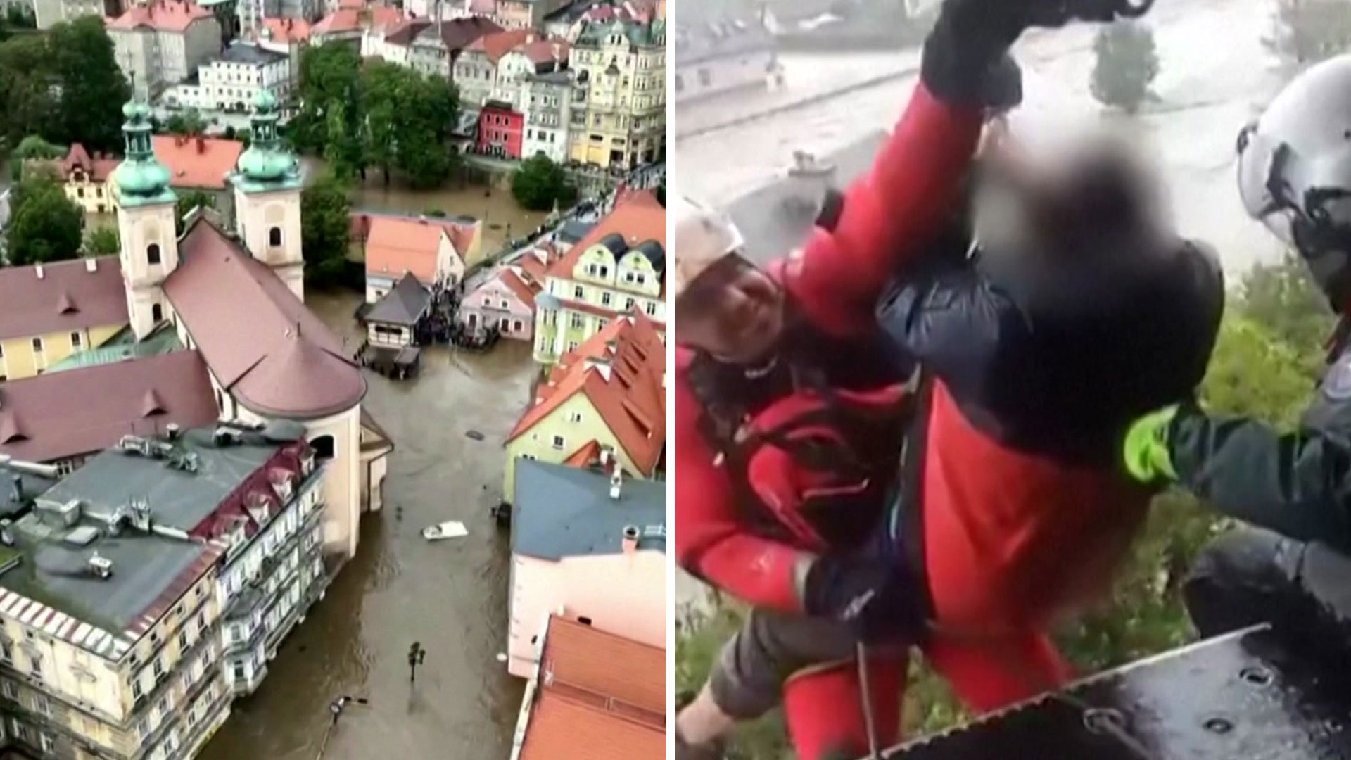 Stormen Boris fortsätter – väntas en månads regn på ett dygn