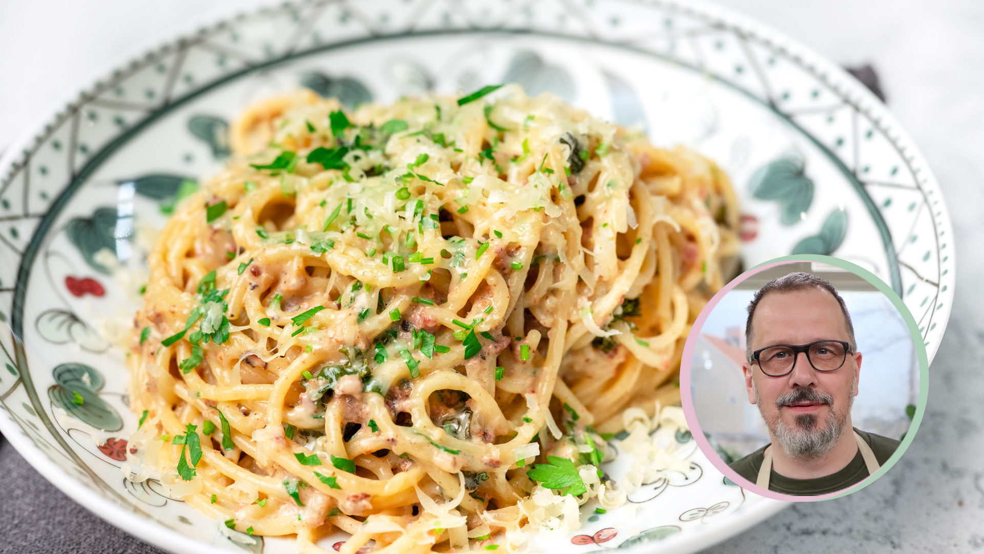 Stefan Ekengrens pasta carbonara med isterband