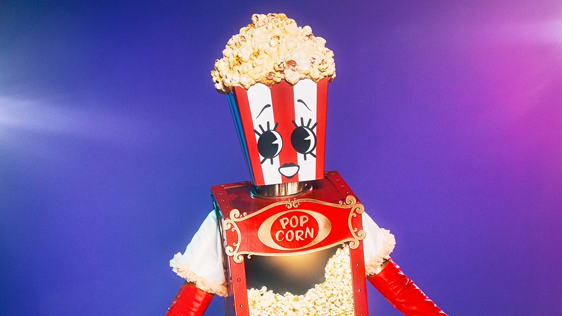 Alla ledtrådar om Popcornet i Masked Singer Sverige 2023