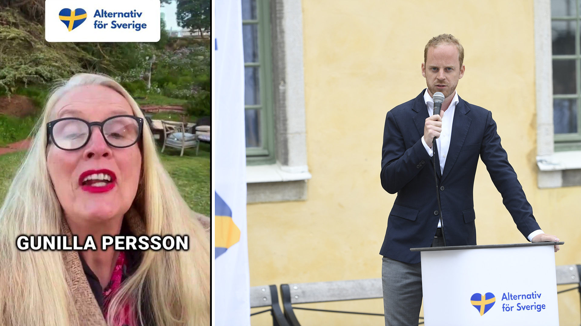 Gunilla Persson i ny video från högerextrema AFS