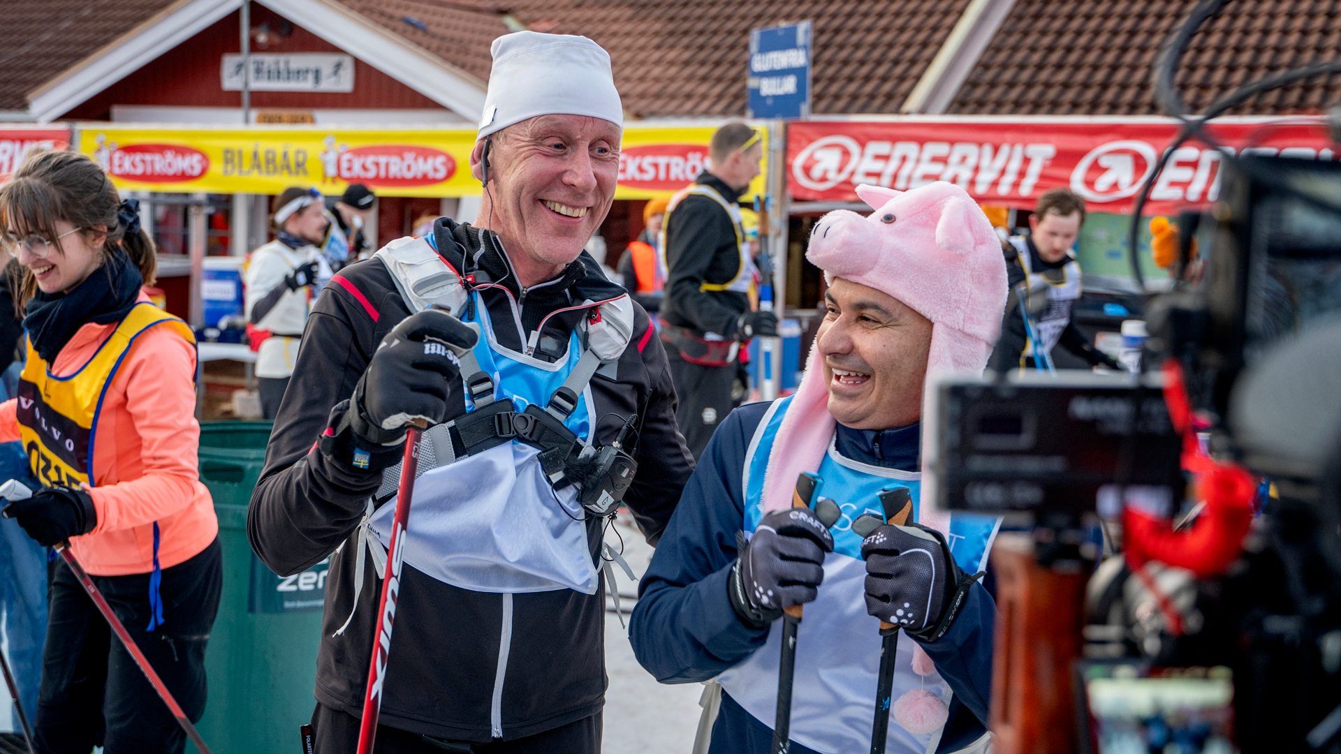 Gunde Svans glädje efter kändisarnas insats i loppet