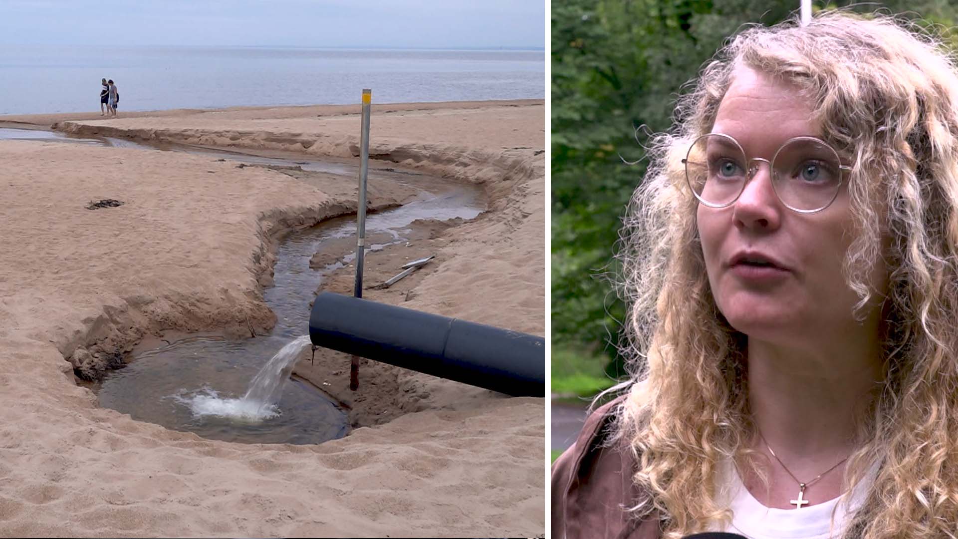 Orenat avloppsvatten har stängt över 200 badstränder