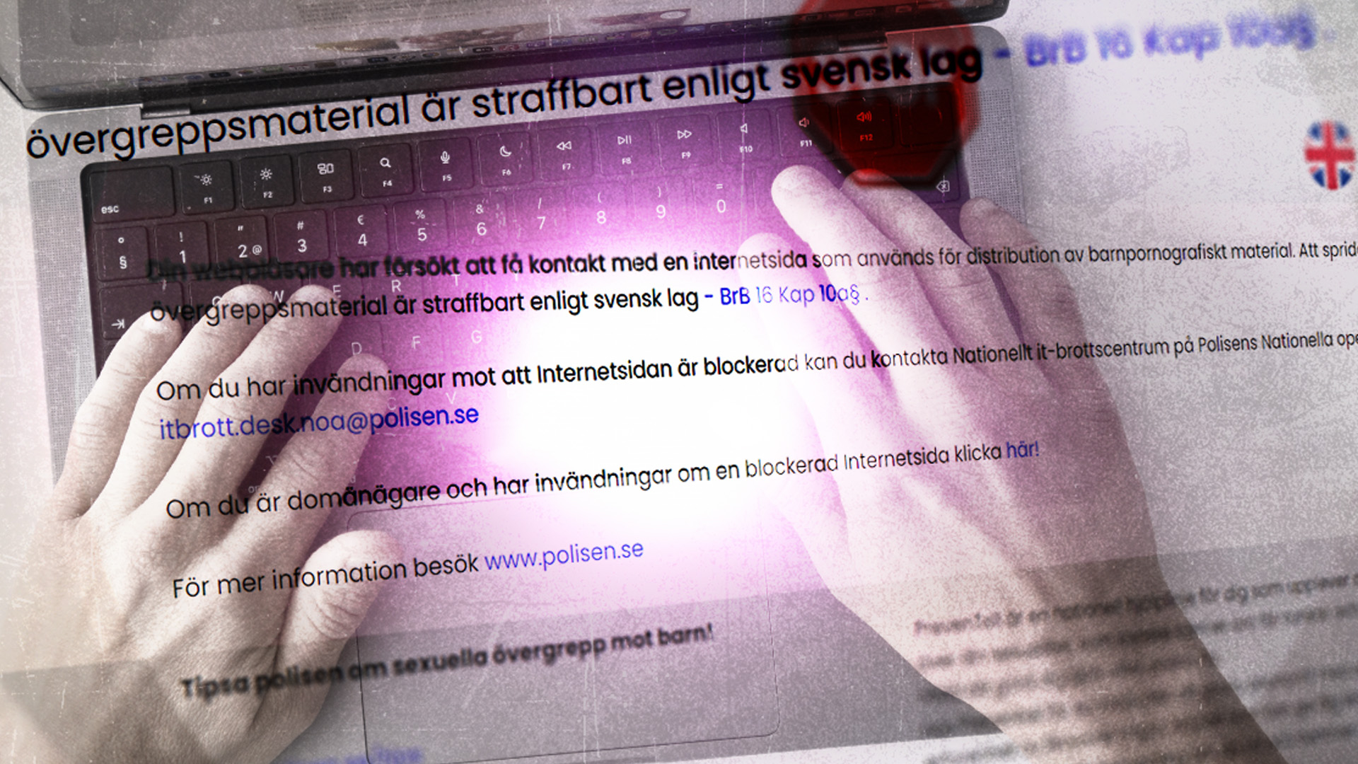 Allt fler svenskar som söker efter barnpornografi stoppas