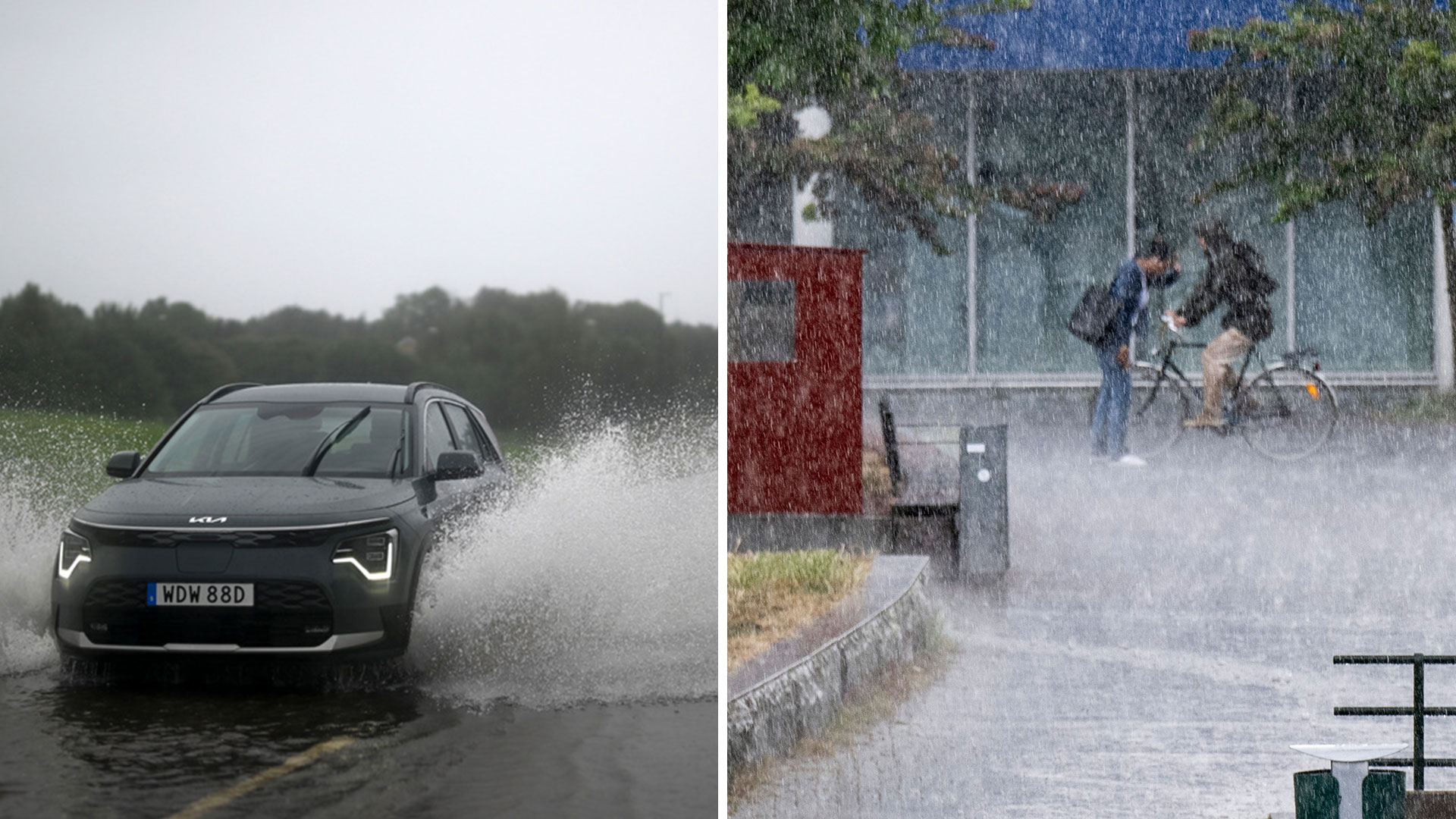 SMHI: Nya varningar för skyfallsliknande regn