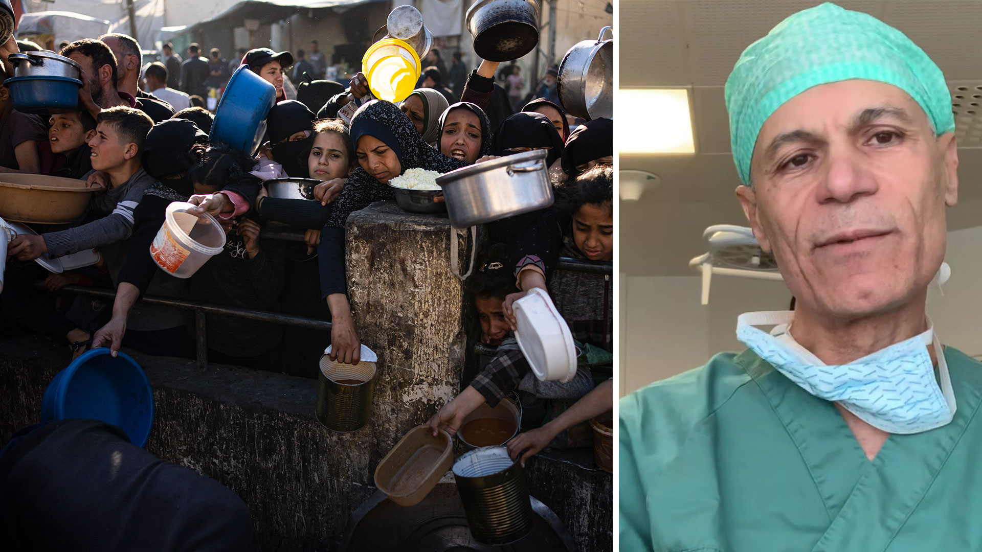 Moheb Rashid hemkommen från Gaza vittnar om misär